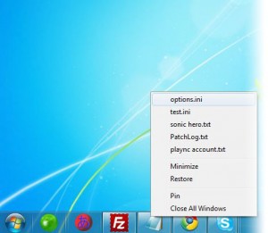 Download to pin programs to Microsoft Windows xp taskbar