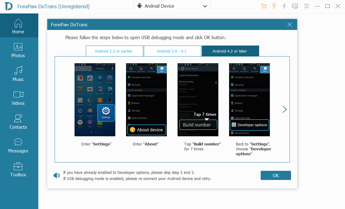 How to do Android to iOS File Transfer with FonePaw DoTrans (2025)