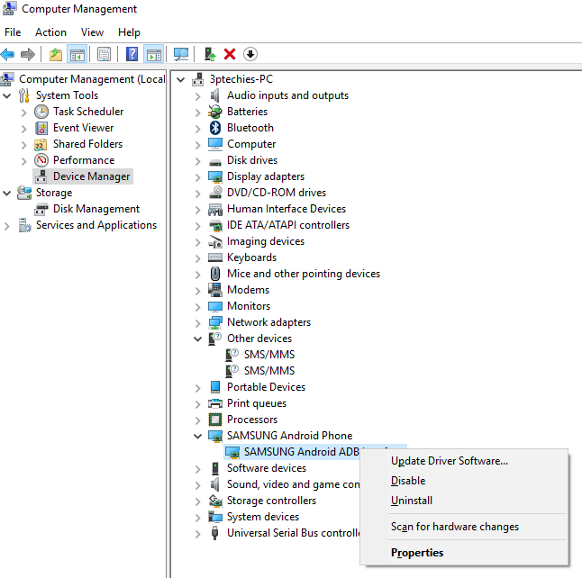 Android ADB (USB Support) Drivers Download Link for all Devices